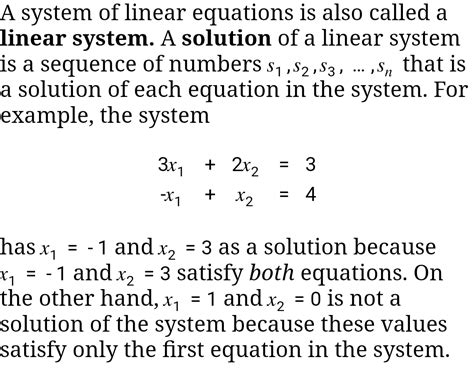 Linear Algebra Intro To Systems Of Linear Equations In This