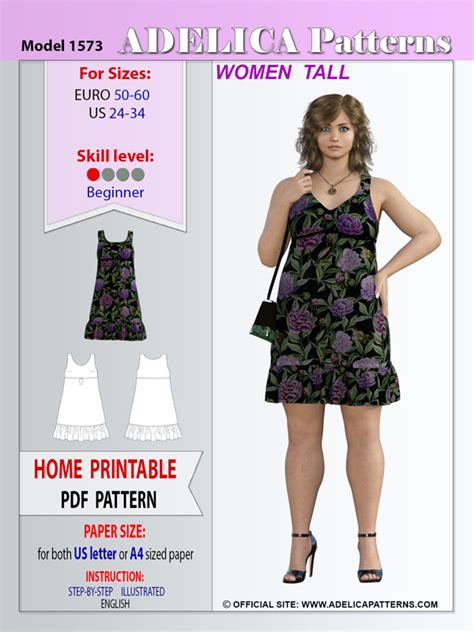 Plus Size Dress Sewing Pattern Pdf