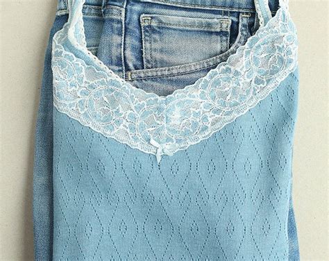 Sky Blue Lace Camisole For Effortless Style