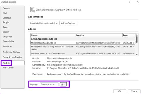 Fixes For Outlook Add In Missing Or Not Working On Windows Guiding Tech
