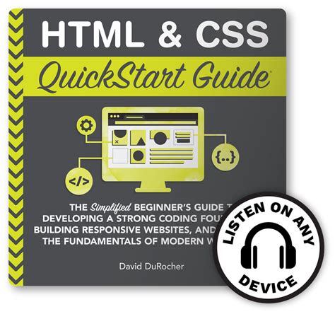 html and css quickstart guide quickstart guides