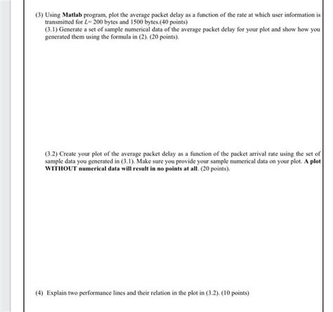 Problem Suppose That Data Packets Arrive From Various