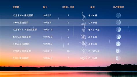 りゅう座流星群 2024 ジャコビニ流星群 今日の流星群 10月の流星群 流星群 一覧 Star Walk