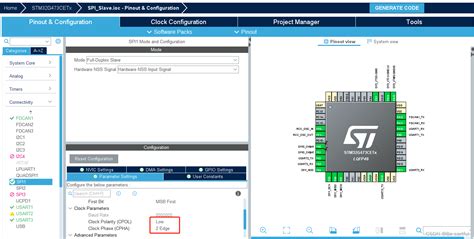 STM32SPI主机模式配置与通信优化 CSDN博客