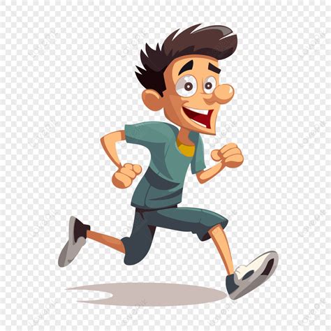 런닝 맨 벡터클립 아트만화상표 Png 일러스트 무료 다운로드 Lovepik
