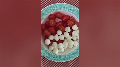 간편 샐러드🍅 비주얼 좋고 맛있어요 방울토마토 보코치니 프로슈토 샐러드 Cherry Tomato Prosciutto Cheese Salad Youtube