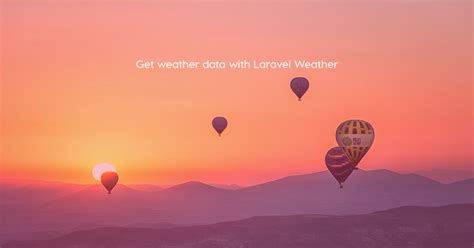 Get Weather Data With Laravel Weather