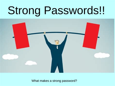 E Safety Ks2 Strong Passwords Teaching Resources
