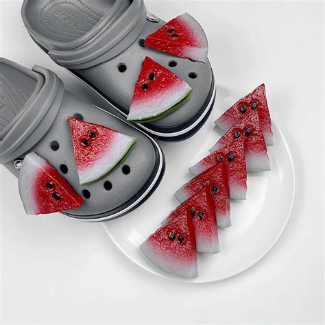 당일출고 여름과일 리얼 수박 조각 입체 파츠 참 세트 자비츠 지비추 즈비츠 에이블리