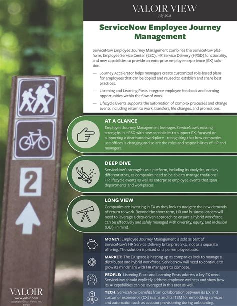 Servicenow Employee Journey Management — Valoir
