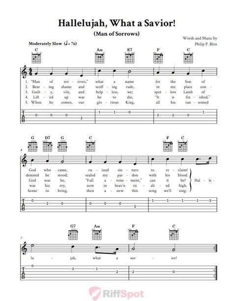 Hallelujah Guitar Chords And Lyrics