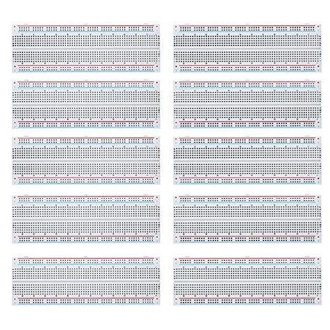 10pcs Breadboard 830 Point Solderless Prototype Pcb