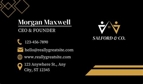 Slogan Business Card Examples At Terry Prater Blog