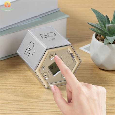 Pomodoro Timer 1 5 10 25 30 60min And Custom Countdown Flip Focus Timer Hexagon Rotation Timer