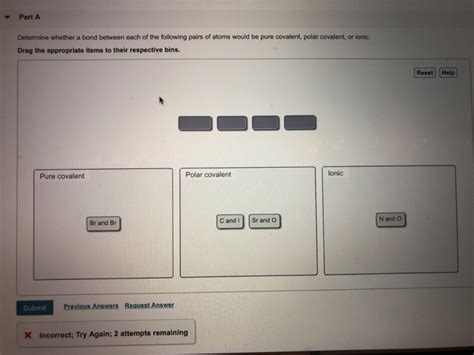 solved part a determine whether a bond between each of the