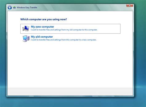 Windows Easy Transfer