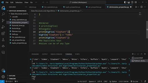 Dictionary Properties In Python Youtube