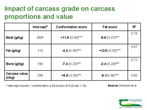 Perspectives On Carcass Pricing For The Irish Beef