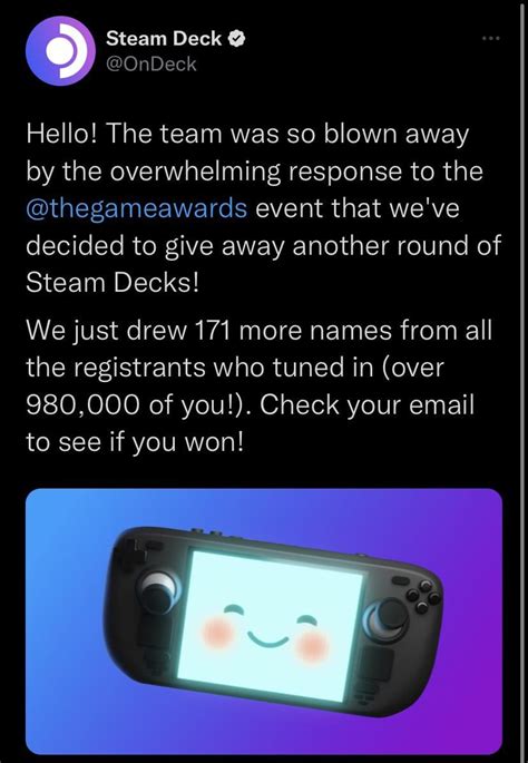 Looks Like They Gave More Steam Decks Away Rsteamdeck