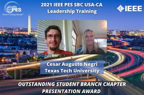 Cesar Augusto Negri On Linkedin I Am Honored For Been Awarded During The 2021 Ieee Power