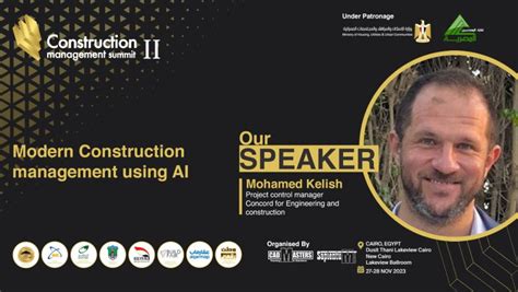 mohammed kelish pmp ev mba on linkedin glad to be announced as a speaker at construction