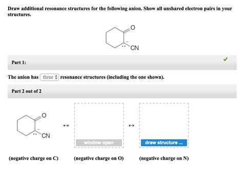 solved draw additional resonance structures for the