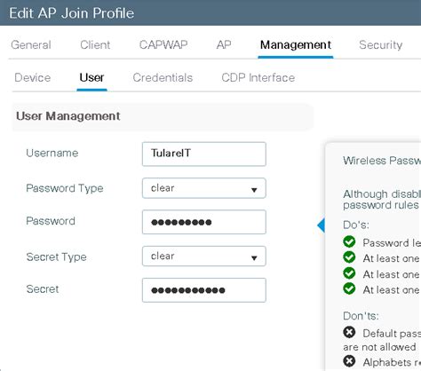 Unable To Ssh To Ap Joined To 9800 Cisco Community