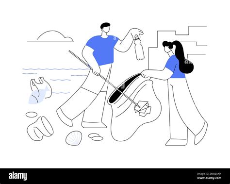 Coastal Pollution Abstract Concept Vector Illustration Stock Vector Image And Art Alamy