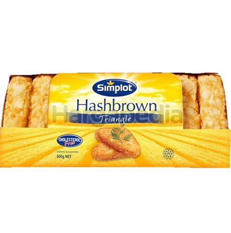 Simplot Triangle Hashbrown 500gm