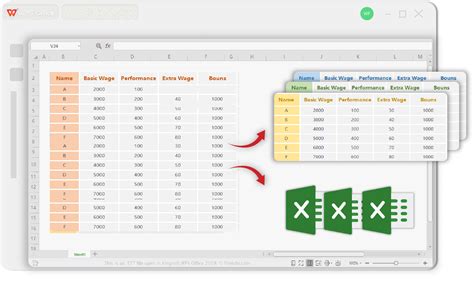 Wps Split Excel Sheet Efficient Panessheetsrows Segmentation