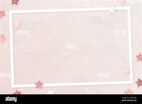 Pink Stars Frame Design Vector Stock Vector Image And Art Alamy