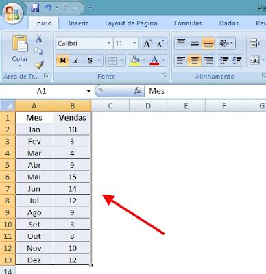 Como criar um gráfico no Excel Ferramentas PC