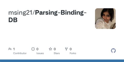 Github Msing21parsing Binding Db