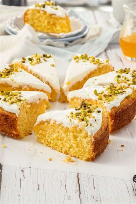 Greek Orange Semolina Cake With Orange Syrup Sugar Salt Magic
