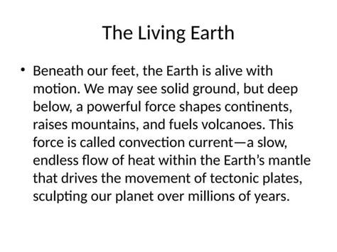 Power Point Presentation Convection Current Ppt