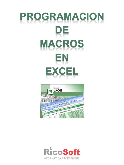 Curso De Programacion De Macros En Excel