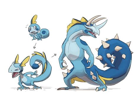 I Tried Drawing Up Some Sobble Evolution Concepts In 2025 Cute