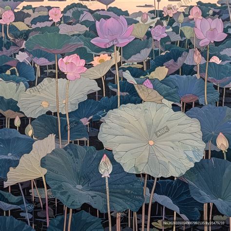 Ai创作图大幅面荷塘 荷花池装饰画 新中式国潮风荷叶 高清巨幅荷花 夏荷装饰画 壁画荷花 工笔荷塘 金边插画荷花植物 荷塘装饰绘画 手绘荷塘插画 装饰画荷塘 手绘荷花池塘 夏天荷塘插画 巨幅