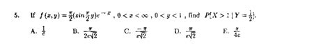Solved If f x y π sin πy ex Chegg com