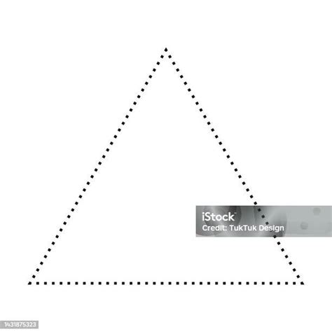 삼각형 모양 점선 아이콘 벡터 기호 창조적 인 그래픽 디자인 Ui 요소 0명에 대한 스톡 벡터 아트 및 기타 이미지 0명 개념 개념과 주제 Istock