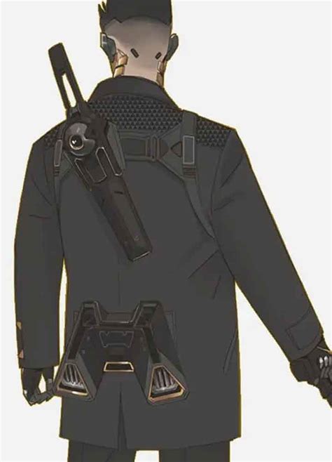 Apex Legends Crypto The Hired Gun Black Coat Season 2 Coat