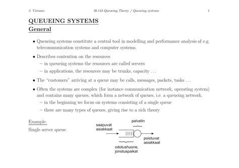 Solution Queueing Systems Studypool