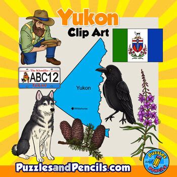 Yukon Clip Art Color And Black And White 14 Images Canada Clipart