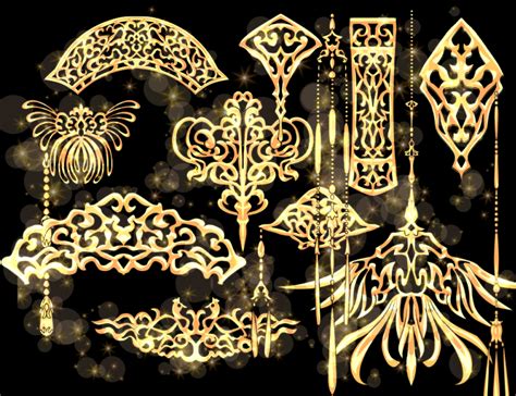 동양풍 웹툰을 위한 비녀디자인 파츠 100 텀블벅 크리에이터를 위한 크라우드펀딩