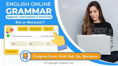 Conjunctions And But So Because Exercises With Answers Quiz • Englezz