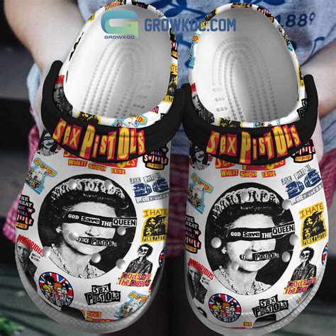 Sex Pistols God Save The Queen Fan Crocs Clogs Growkoc