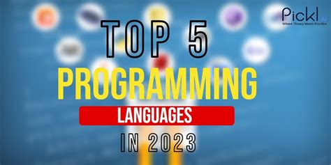 top 5 programming languages in 2023