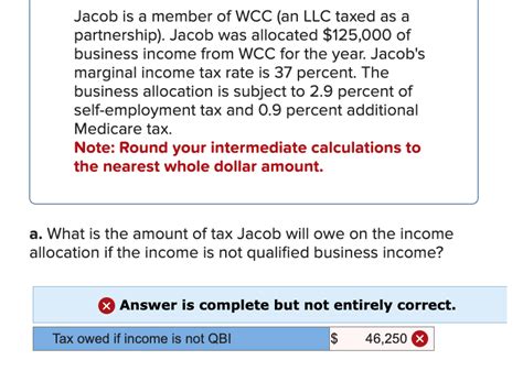 Solved Jacob Is A Member Of Wcc An Llc Taxed As