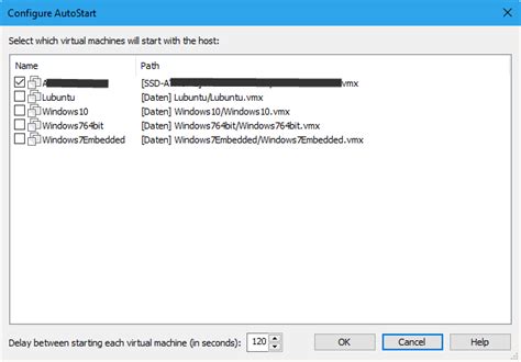 Autostart Virtueller Maschinen Unter Vmware Esxi