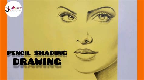 How To Draw A Face Girl Pencil Shading Drawing For Beginners Shading Drawing Face YouTube